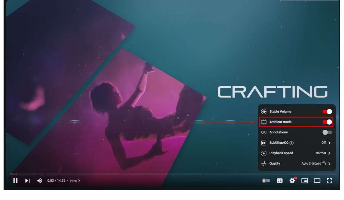 Step-by-Step Guide to Enabling Ambient Mode on YouTube